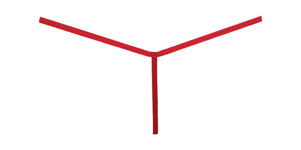 Jingle all the Way Red Crotchless Mesh Thong with Santa Hat and Belt ...